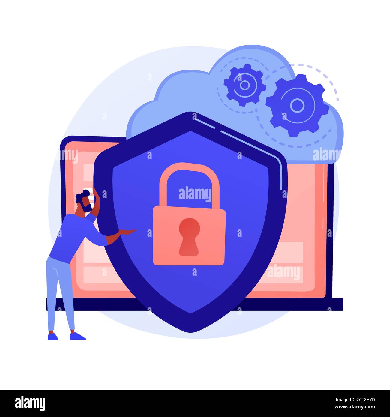 Personal data protection vector concept metaphor Stock Vector Image ...