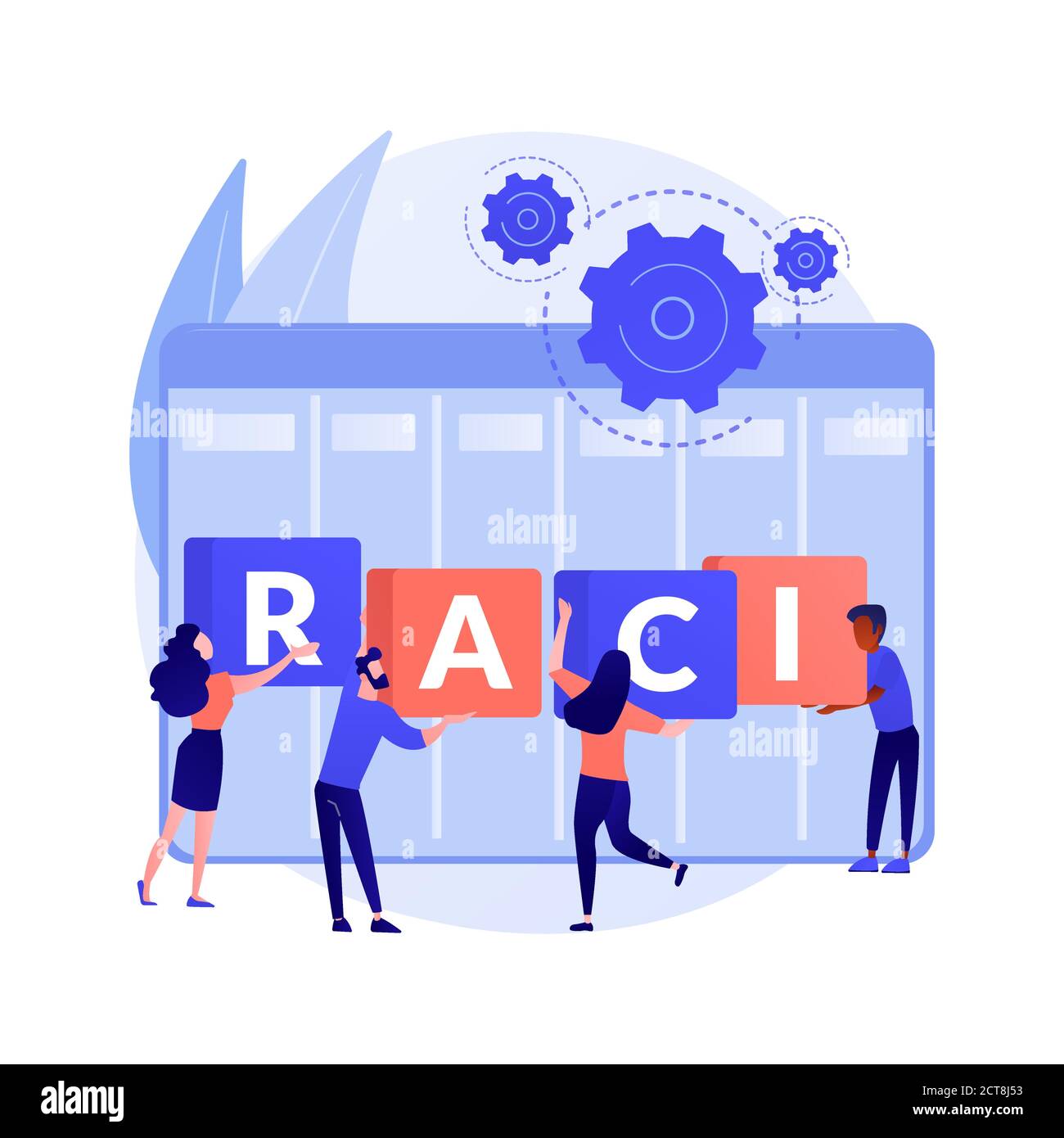 RACI matrix abstract concept vector illustration Stock Vector Image ...