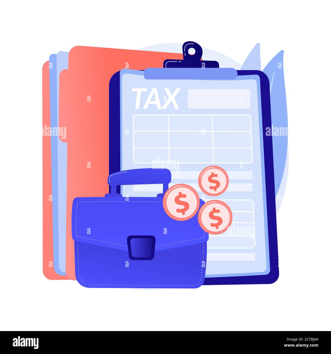 Corporate tax abstract concept vector illustration Stock Vector Image ...