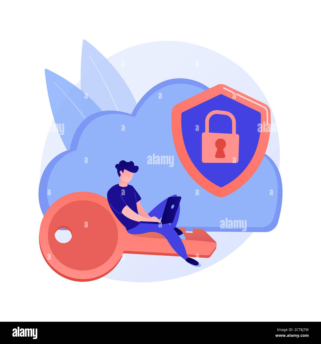 Cloud storage abstract concept vector illustration Stock Vector Image ...