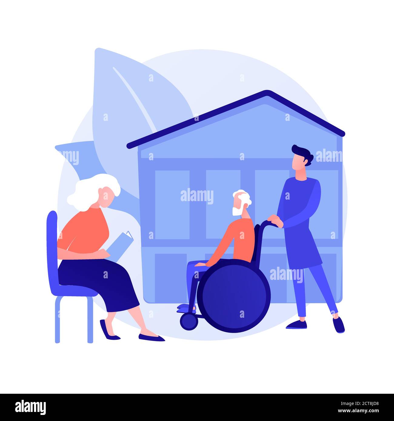 Nursing home abstract concept vector illustration Stock Vector Image ...