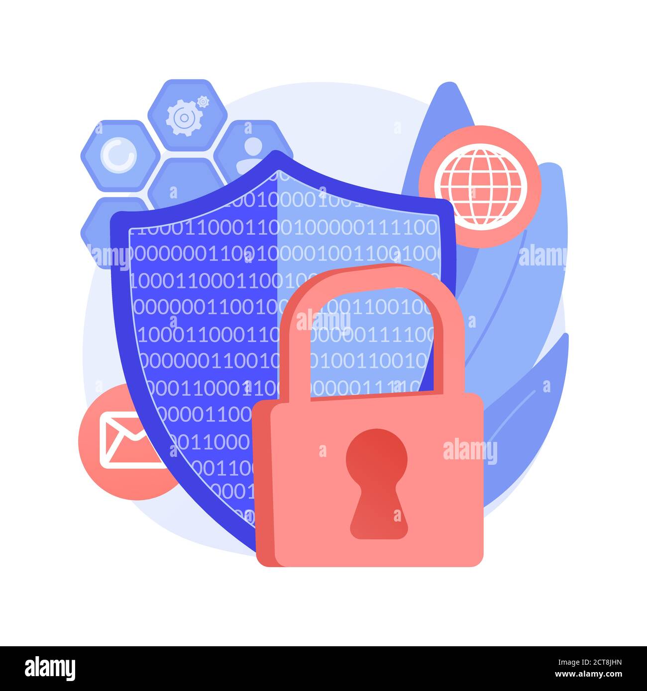 Privacy engineering abstract concept vector illustration Stock Vector ...