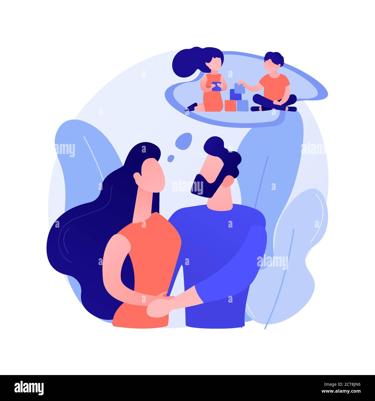 Family planning abstract concept vector illustration Stock Vector Image ...