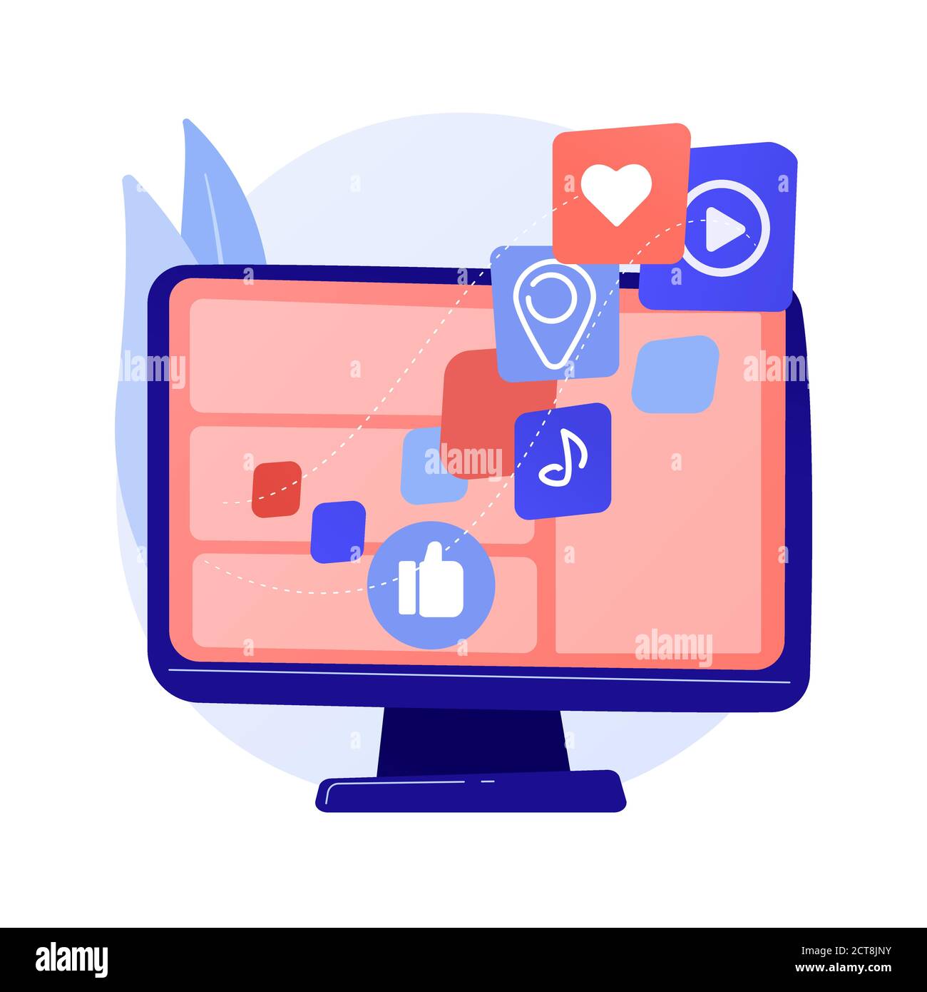 Content aggregator Stock Vector Images - Alamy