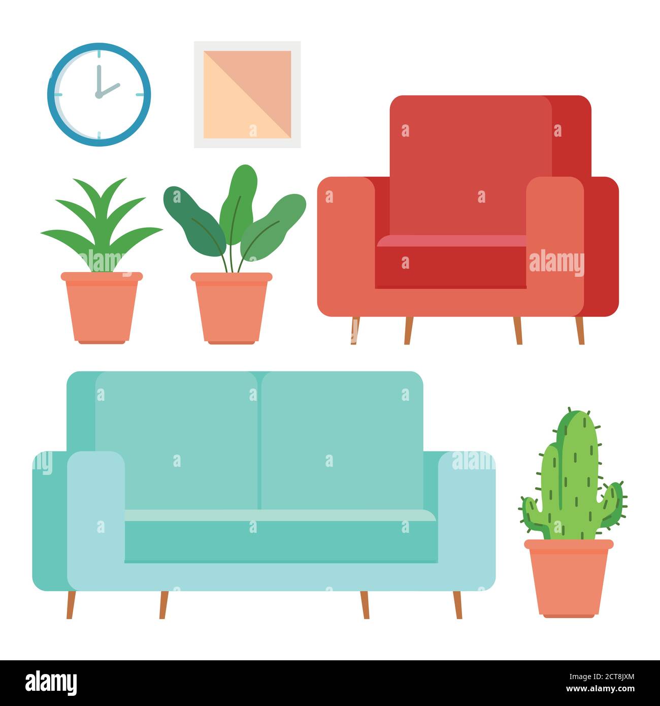 Couches vector vectors hi-res stock photography and images - Alamy