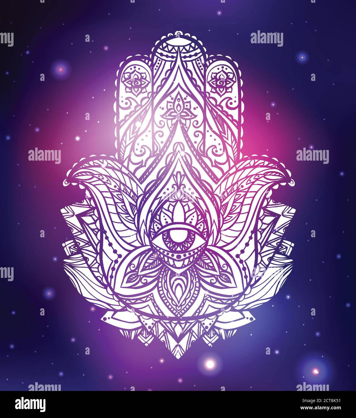 Hamsa Hand Background