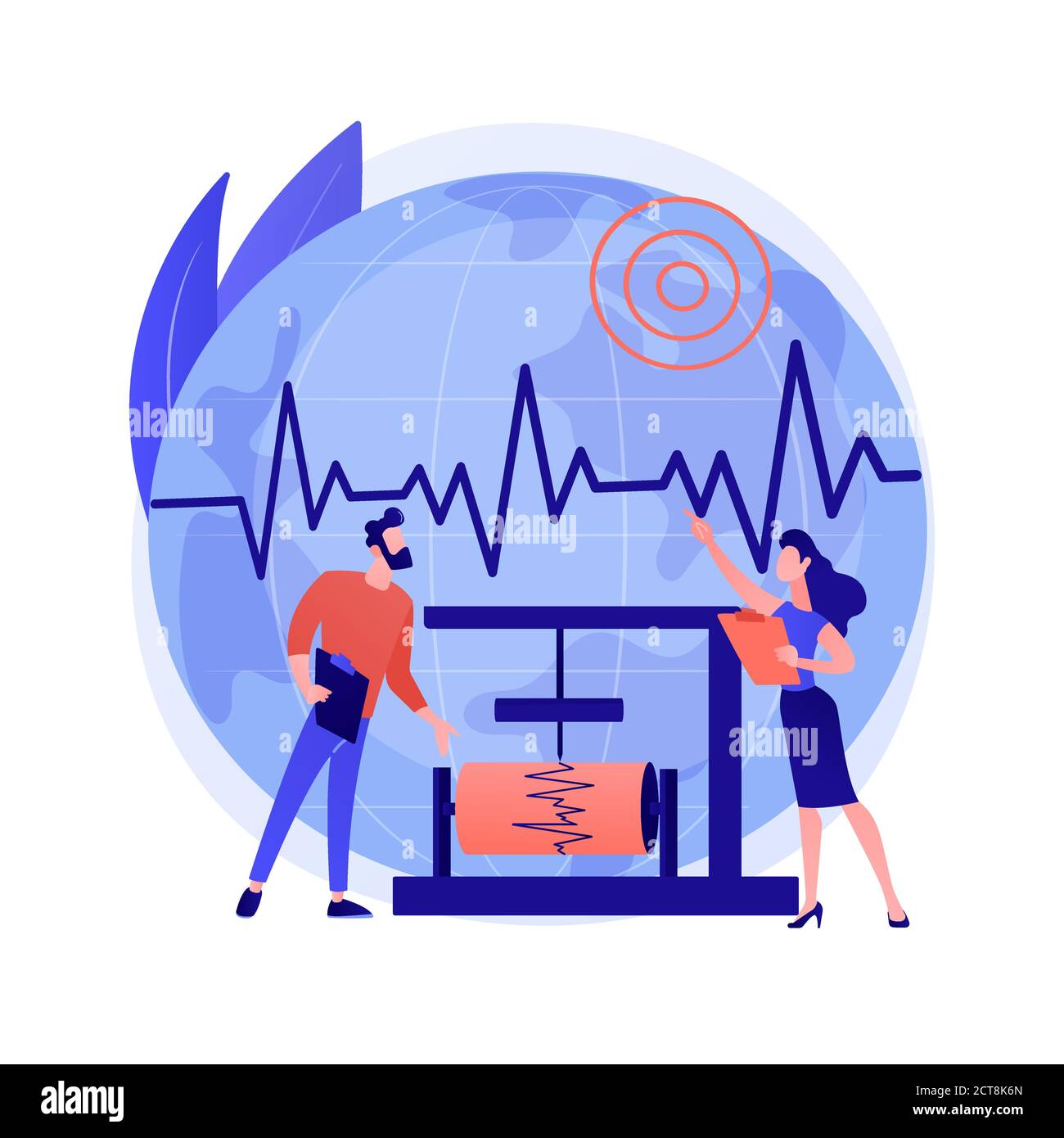 Seismology abstract concept vector illustration Stock Vector Image ...