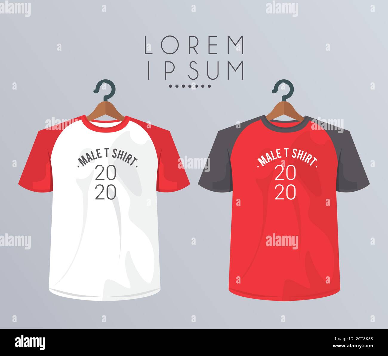 Number Two Shirt Stock Vector Images - Alamy