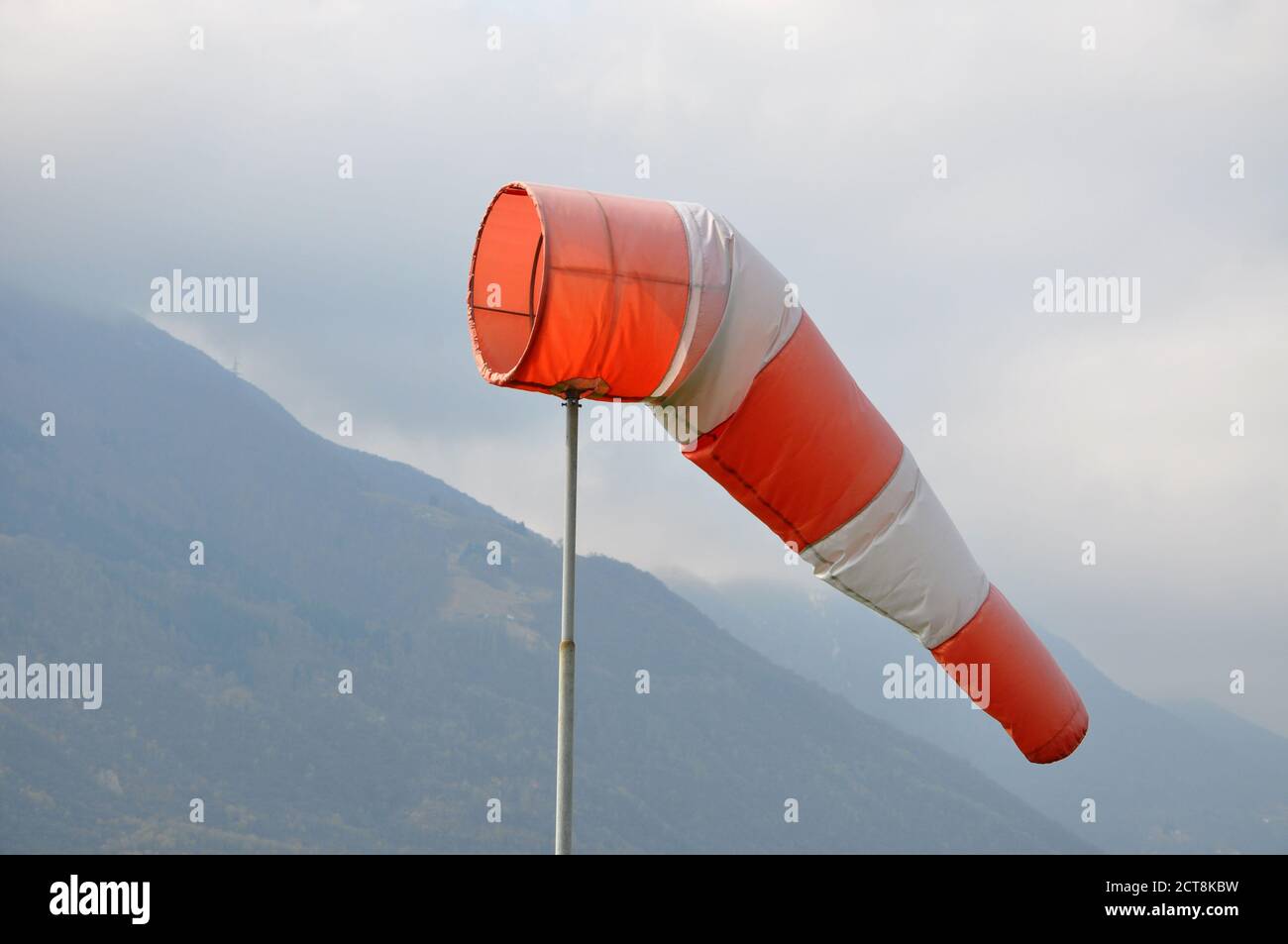 Wind Sleeve with Sunlight Stock Photo - Alamy
