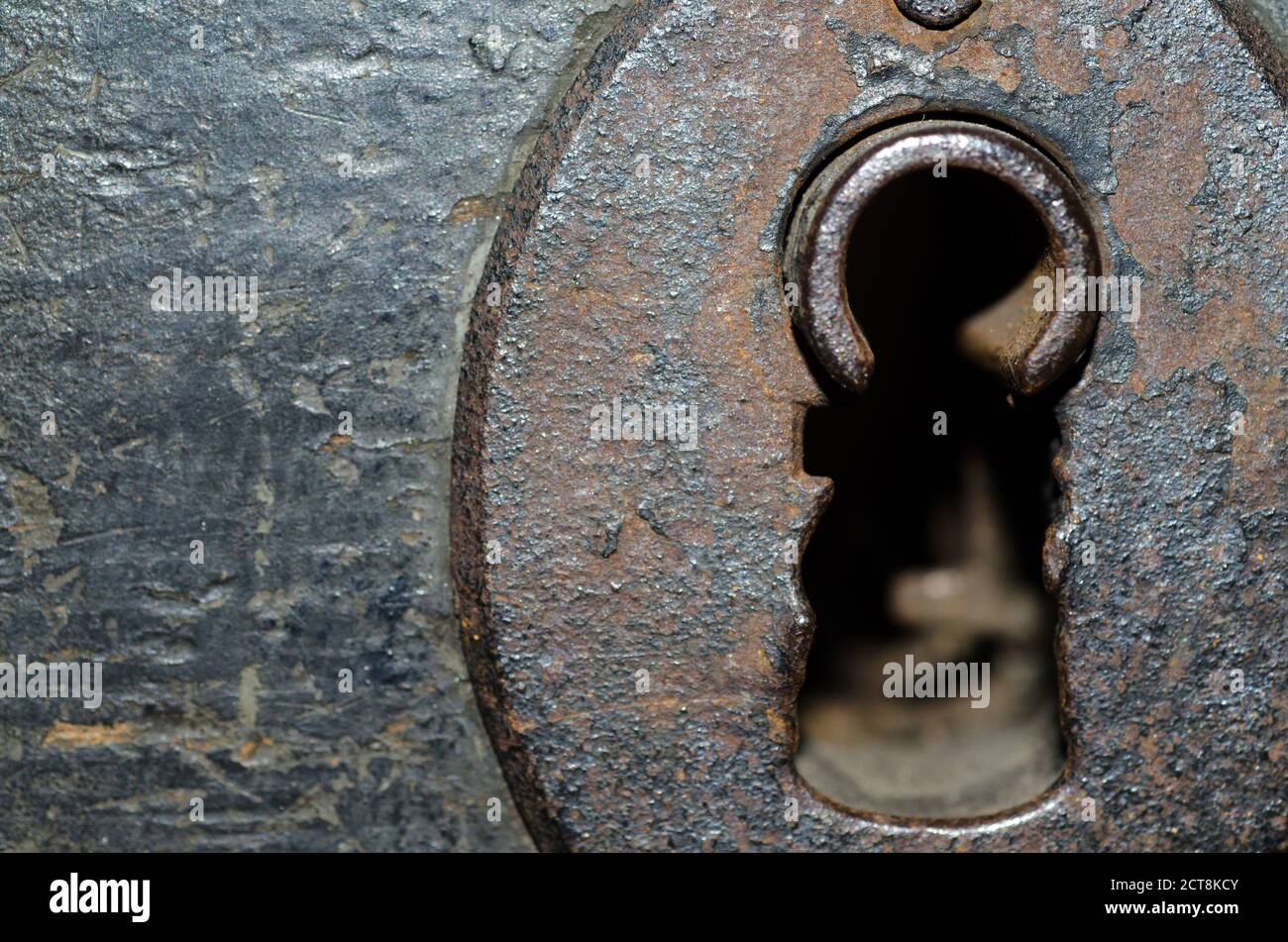 Old Rusty Key Hole Stock Photo - Alamy