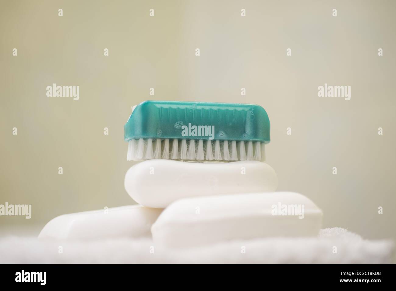 Nail brush with soap hi-res stock photography and images - Alamy