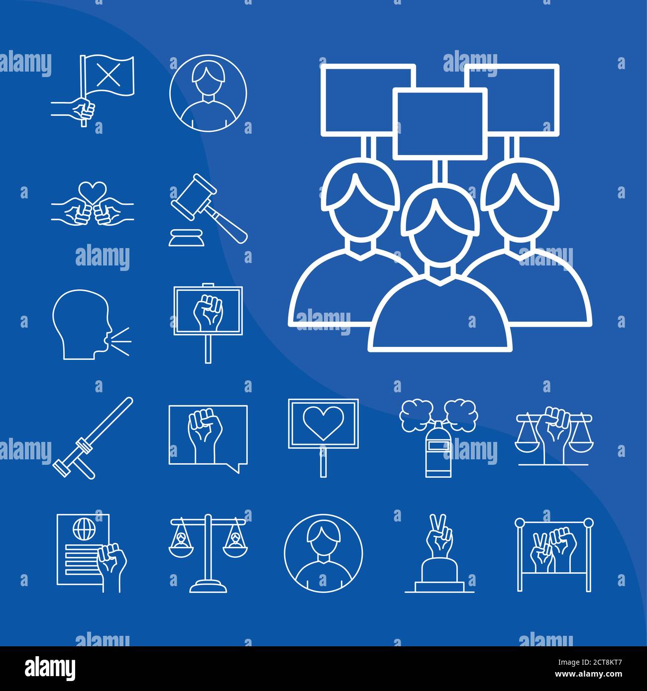 Human rights peace icons hi-res stock photography and images - Alamy