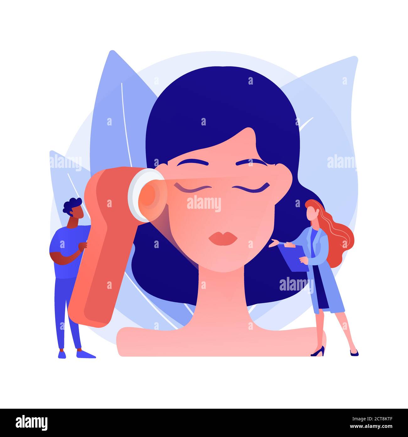 Light therapy abstract concept vector illustration Stock Vector Image ...