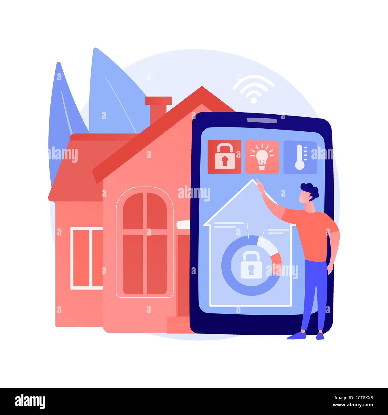 Smart home 2.0 abstract concept vector illustration Stock Vector Image ...