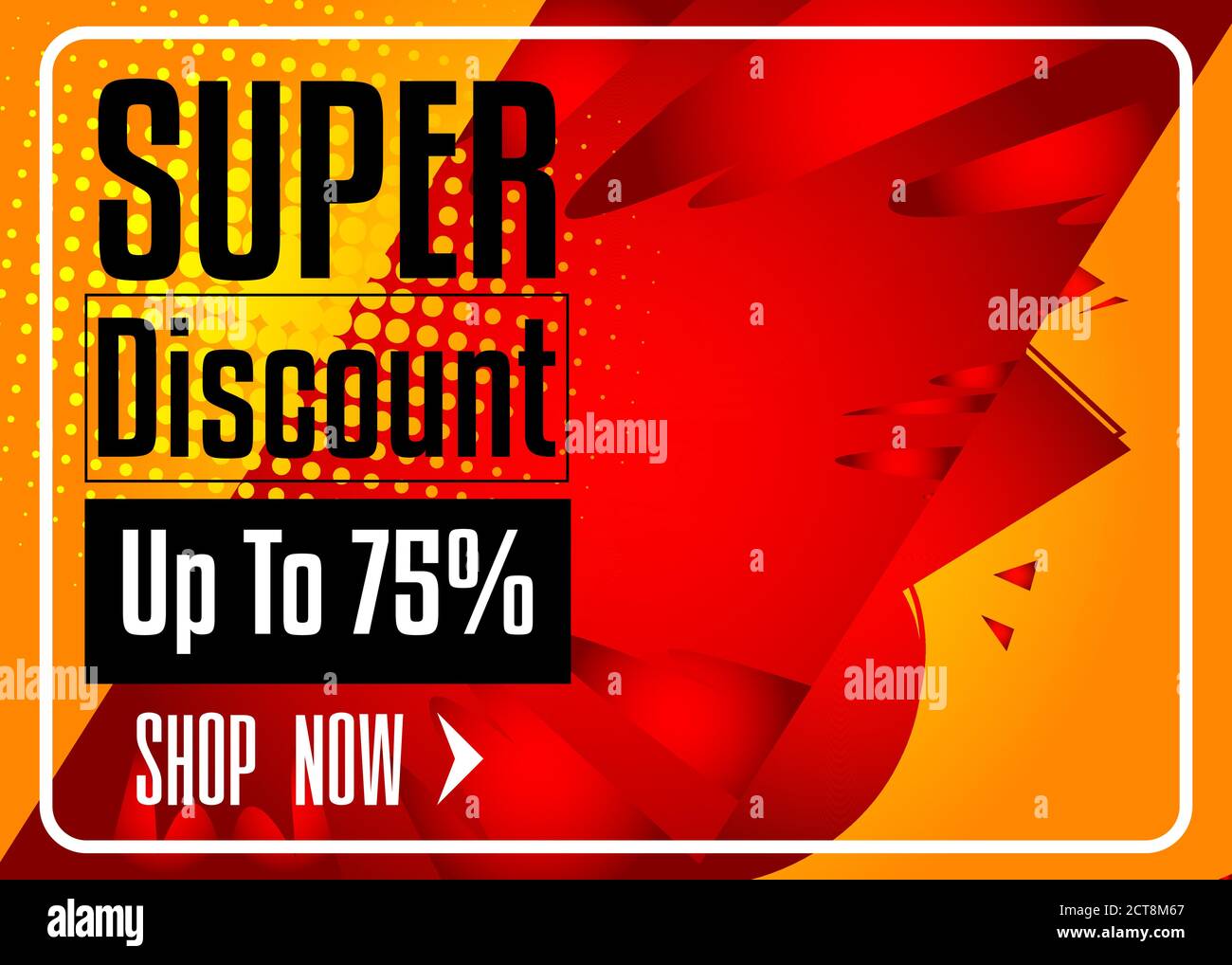 Comic book sale social media post desig. Cartoon colored poster ...