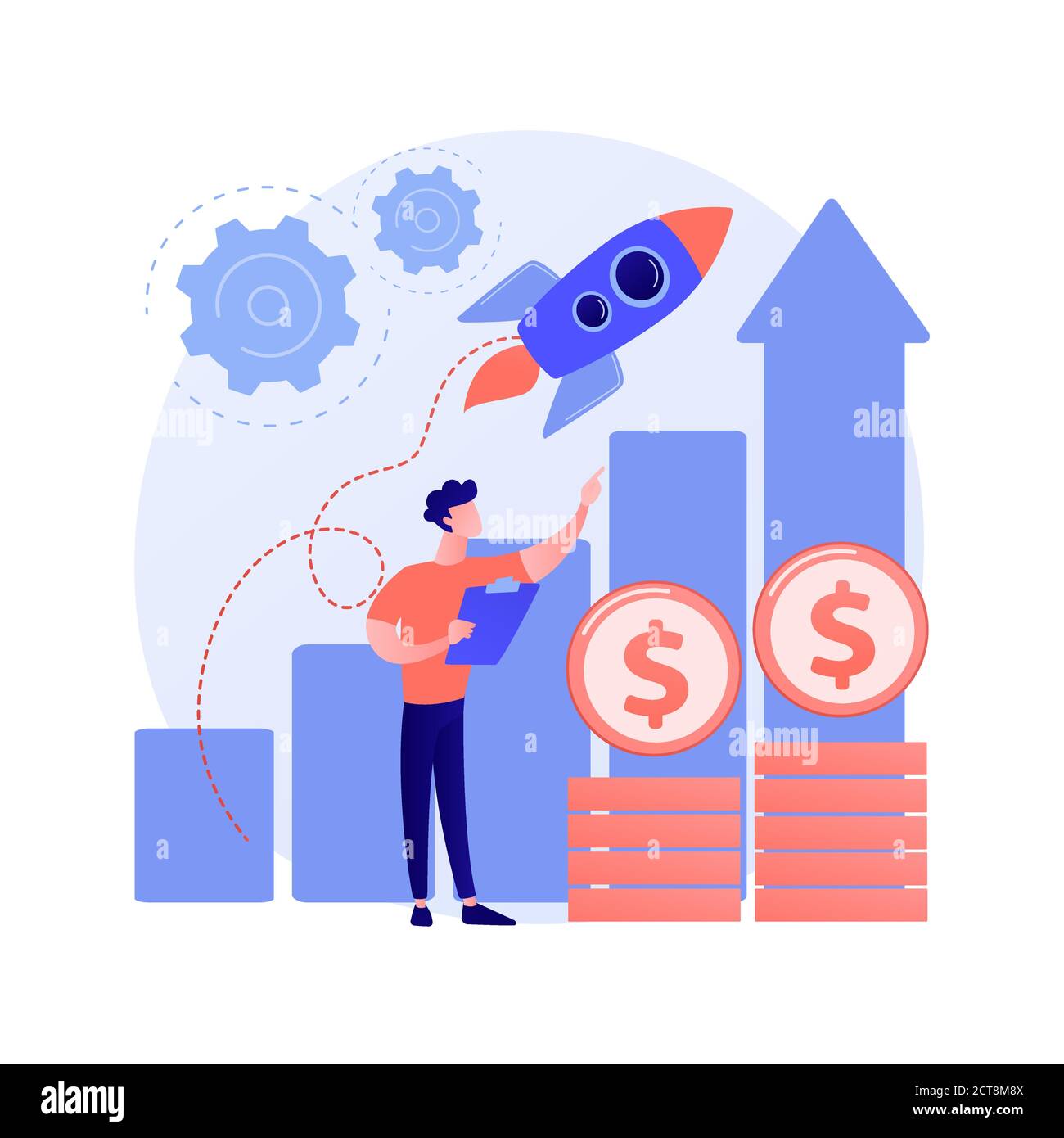 Boost sales abstract concept vector illustration Stock Vector Image ... Boost sales abstract concept vector illustration Stock Vector Image ...
