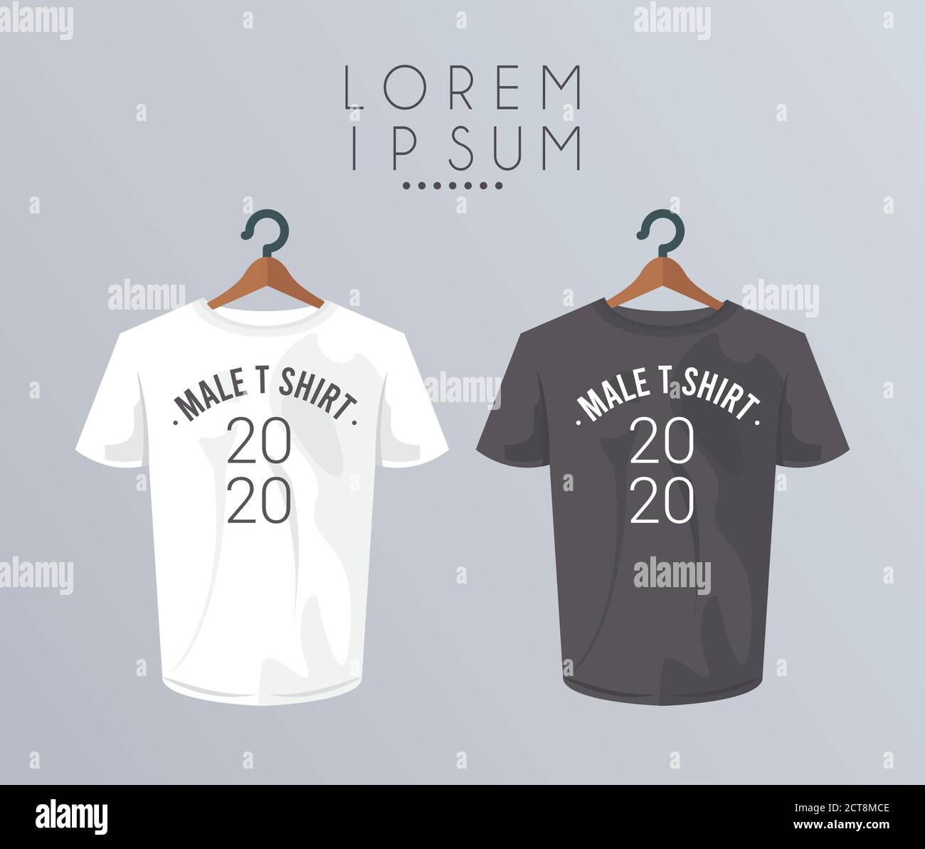 Number two shirt Stock Vector Images - Alamy