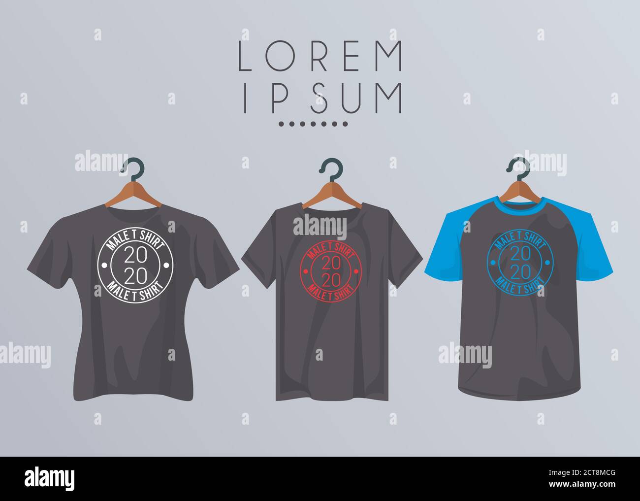 Three shirts Stock Vector Images - Alamy