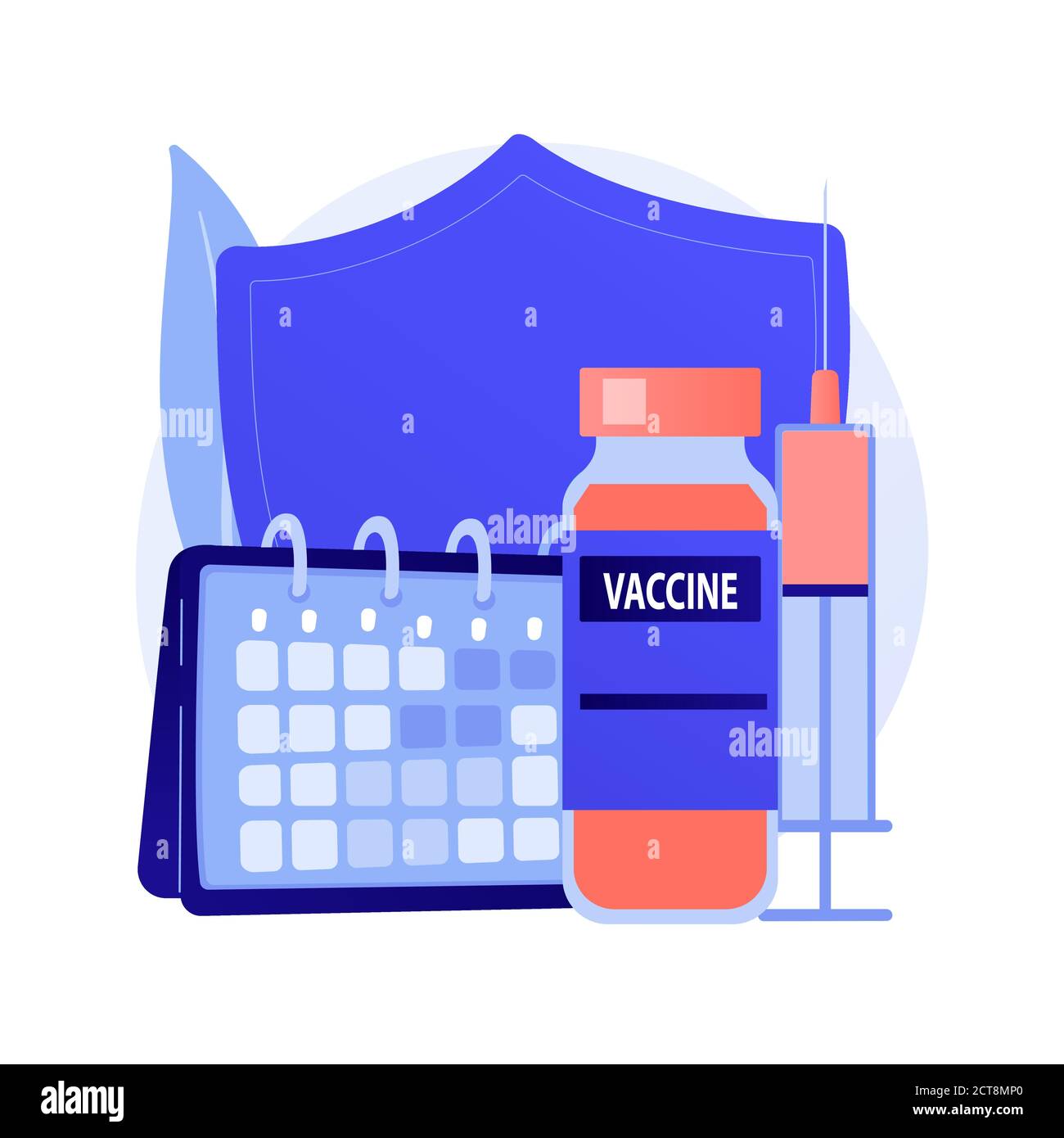 Vaccination program abstract concept vector illustration Stock Vector ...