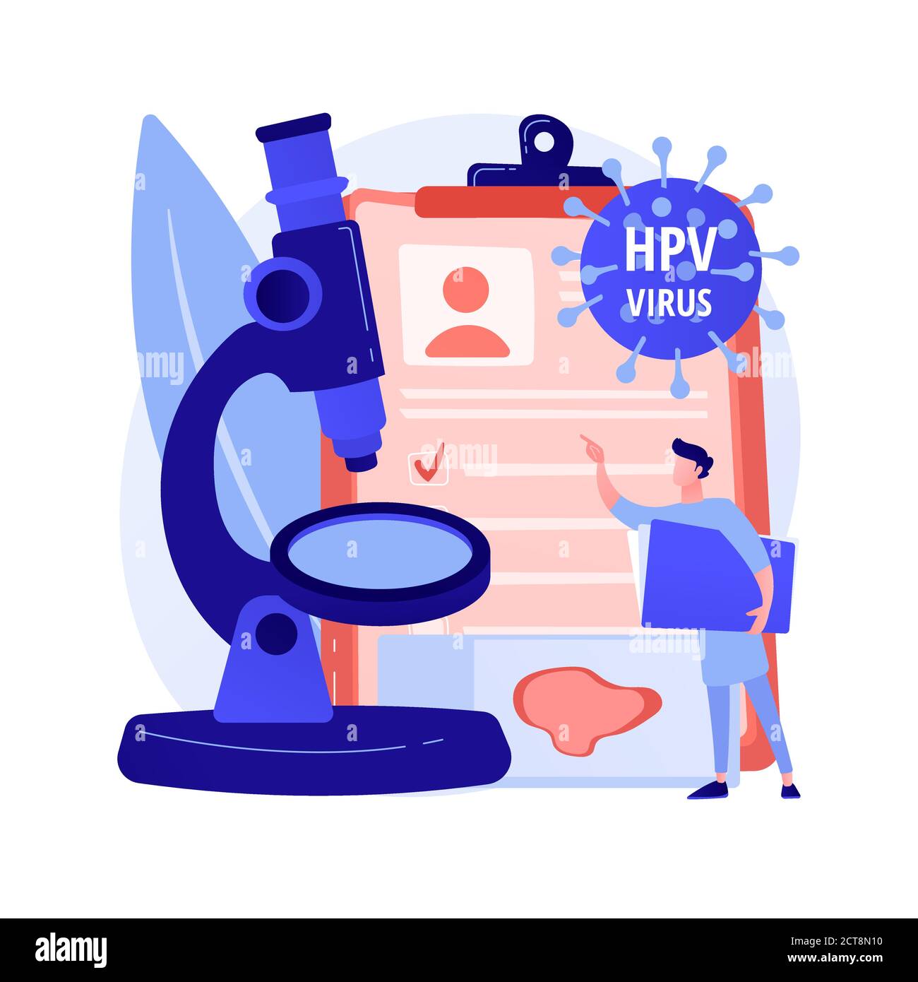 HPV test abstract concept vector illustration Stock Vector Image & Art ...