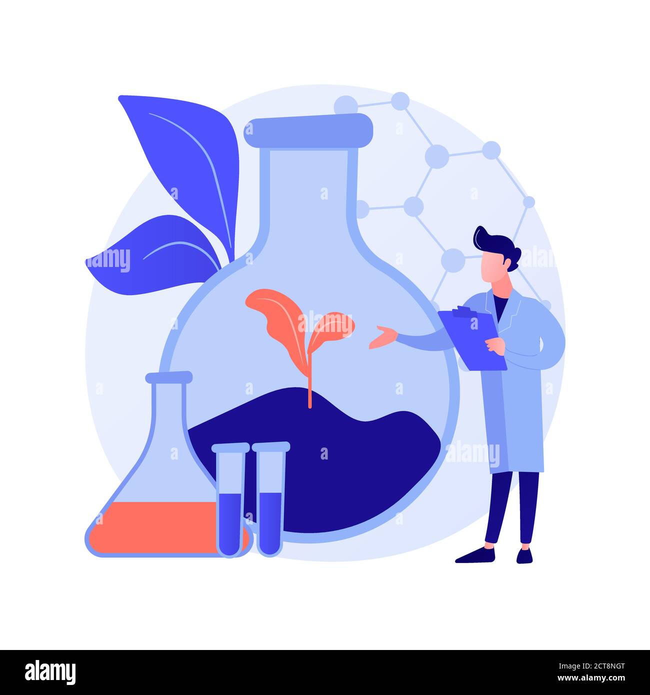 Soil chemistry abstract concept vector illustration Stock Vector Image ...