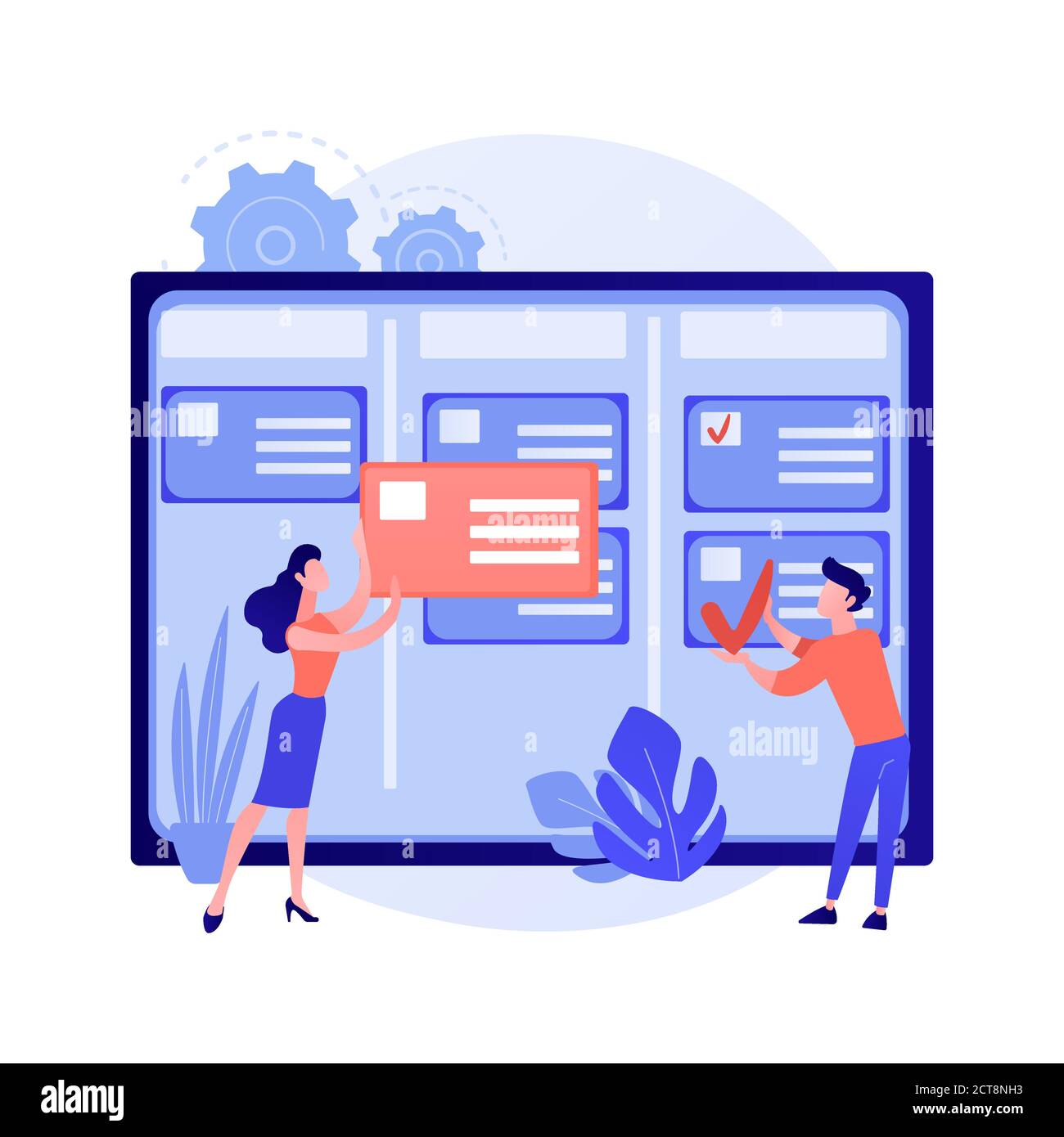 Task management abstract concept vector illustration Stock Vector Image ...