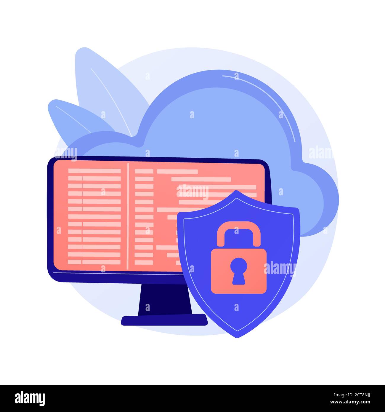 Data protection abstract concept vector illustration Stock Vector Image ...