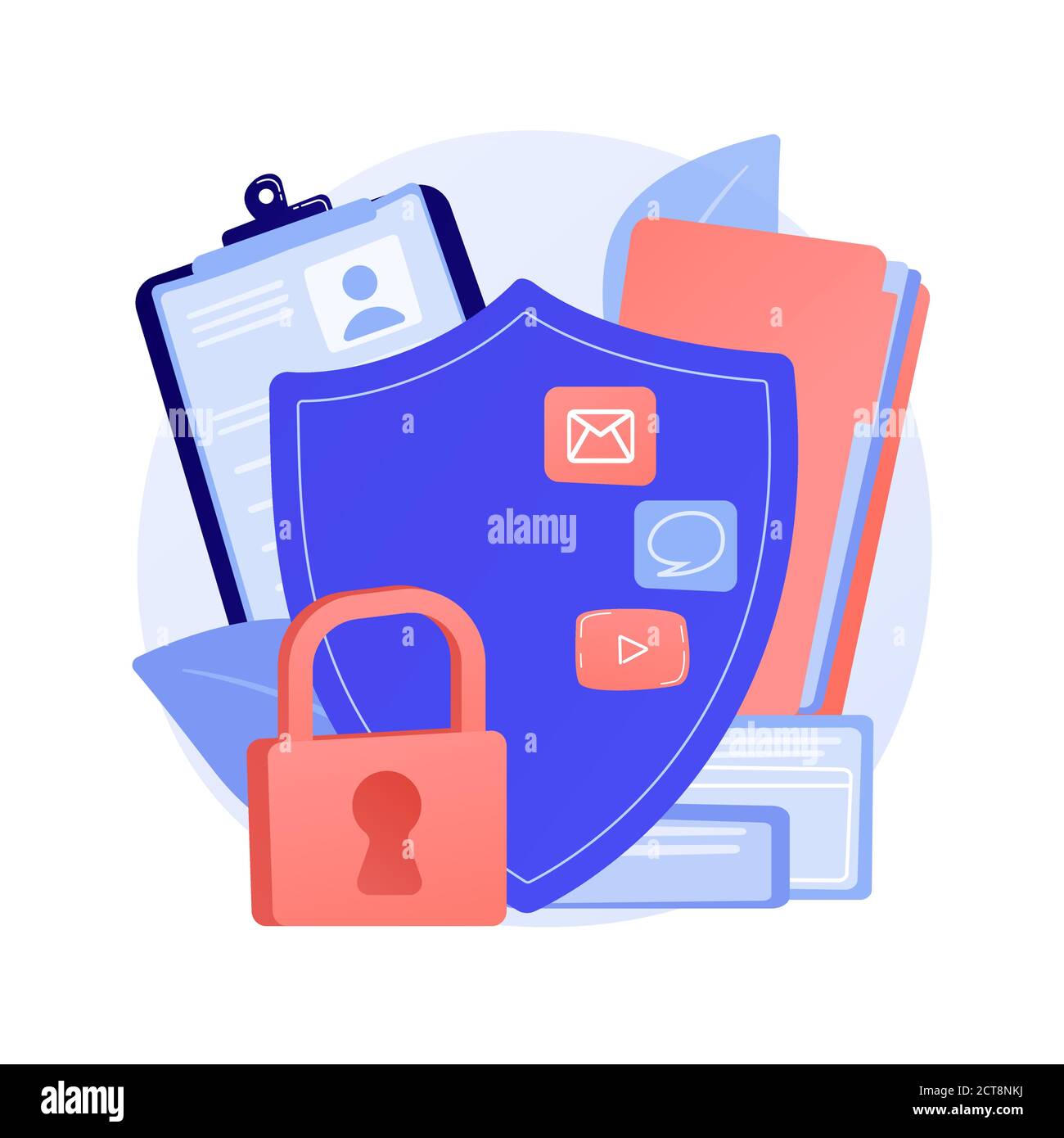 Information privacy abstract concept vector illustration Stock Vector ...