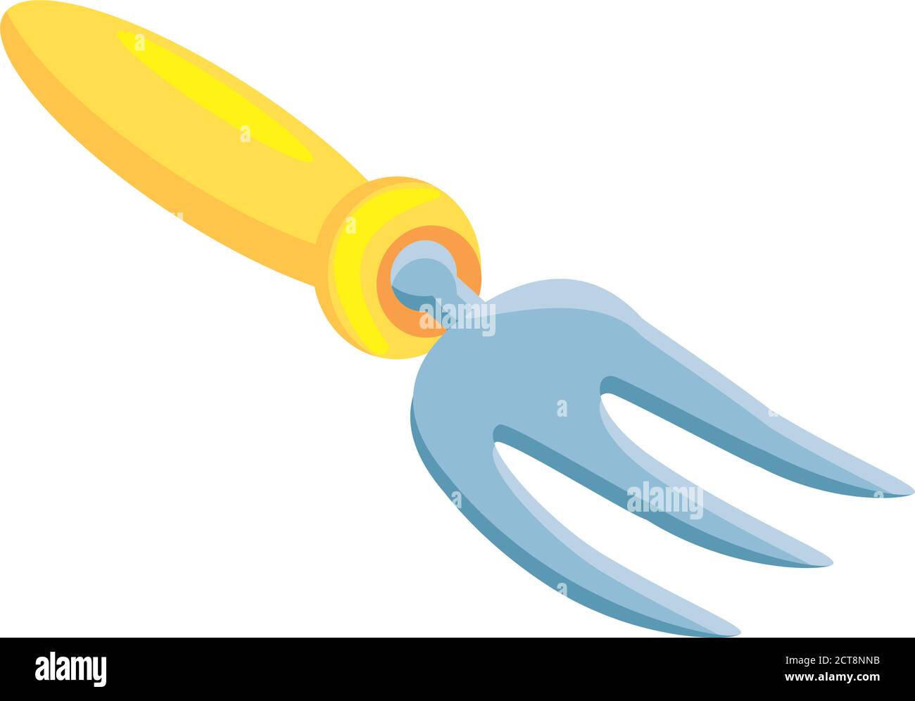 garden rake detailed style icon design, Gardening planting and nature ...