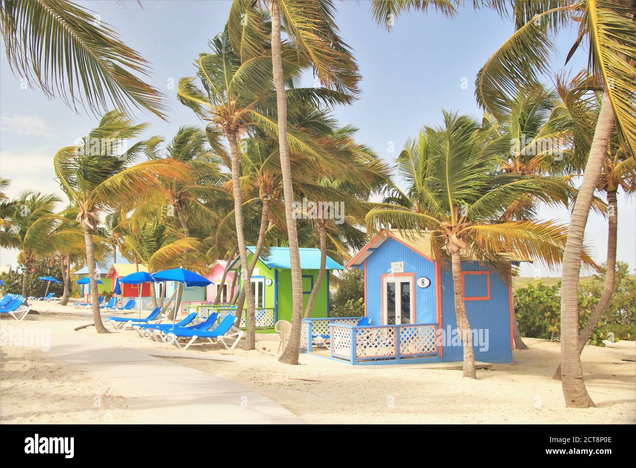 Cabanas beach huts on hi-res stock photography and images - Alamy