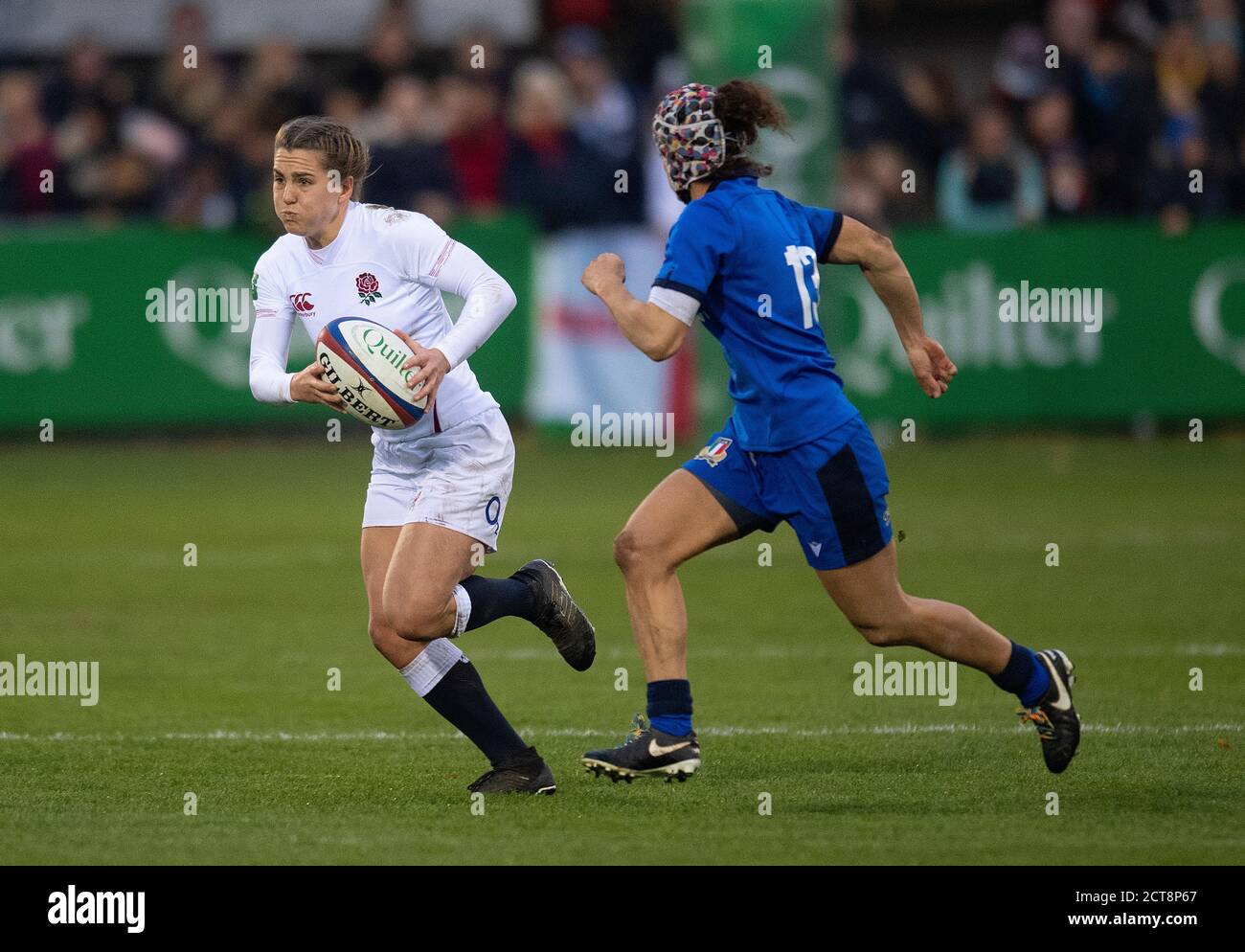 Claudia Macdonald. England Women v Italy. Goldington Road, Bedford ...