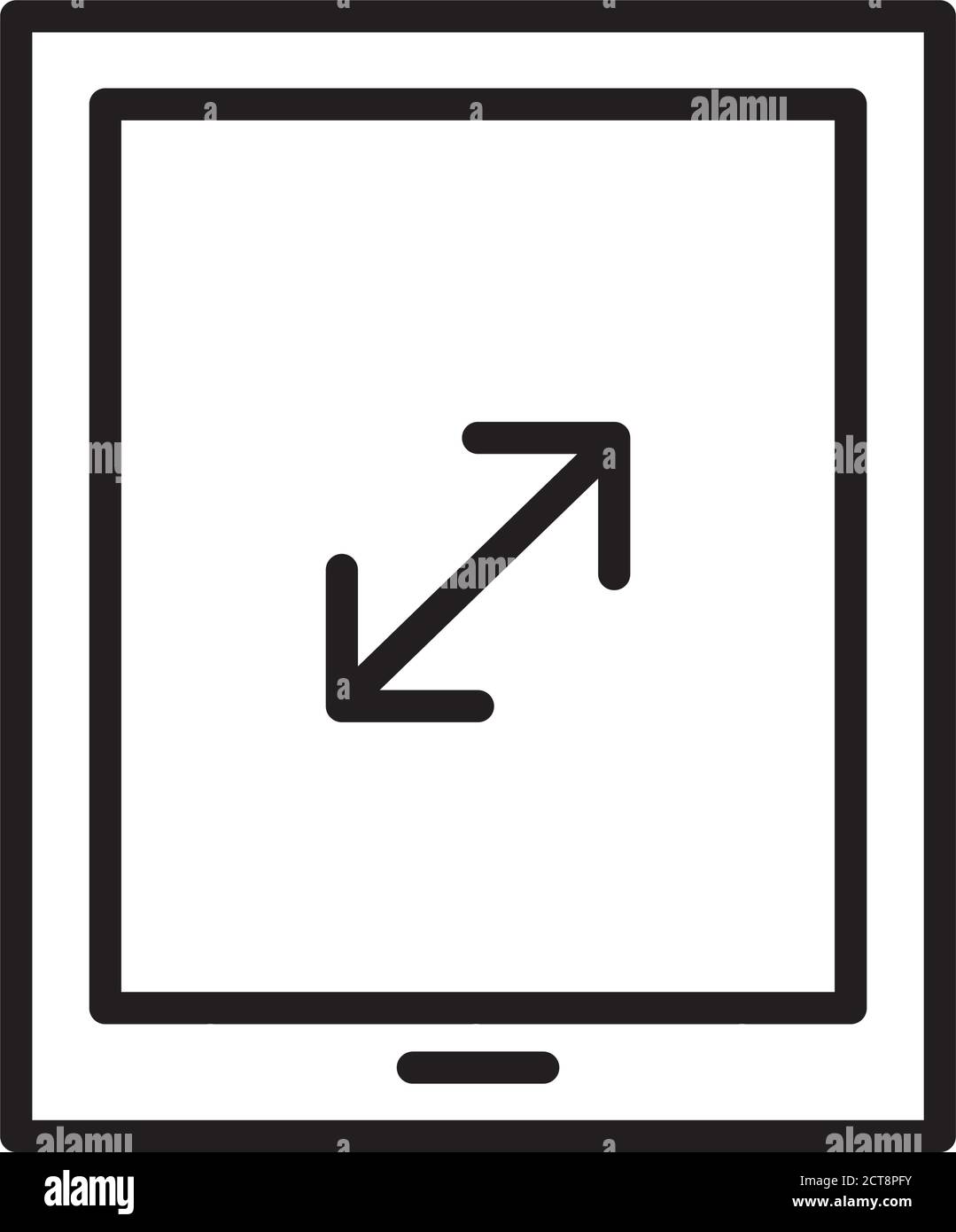 Ipad isolated table Stock Vector Images - Alamy