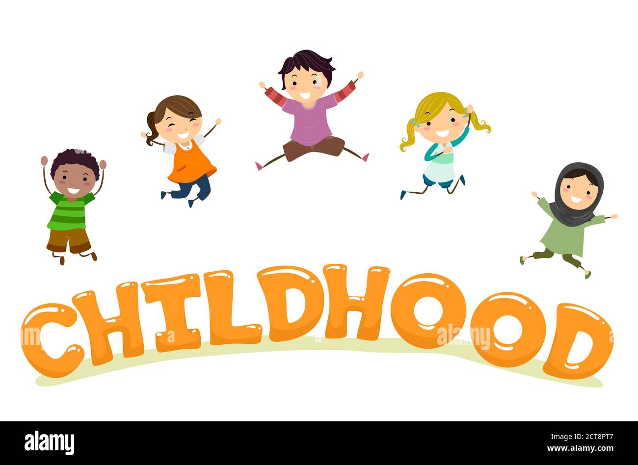 Childhood clipart hi-res stock photography and images - Alamy