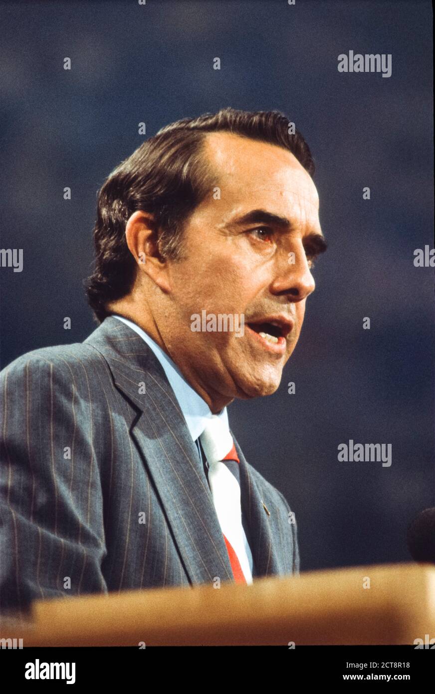 United States Senator Bob Dole (Republican of Kansas), delivers his ...