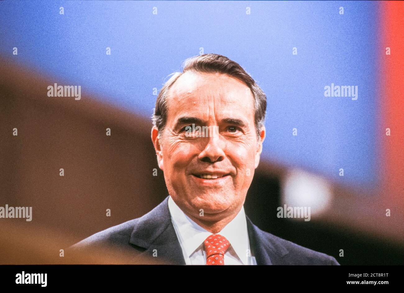 United States Senator Bob Dole (Republican of Kansas) addresses the ...