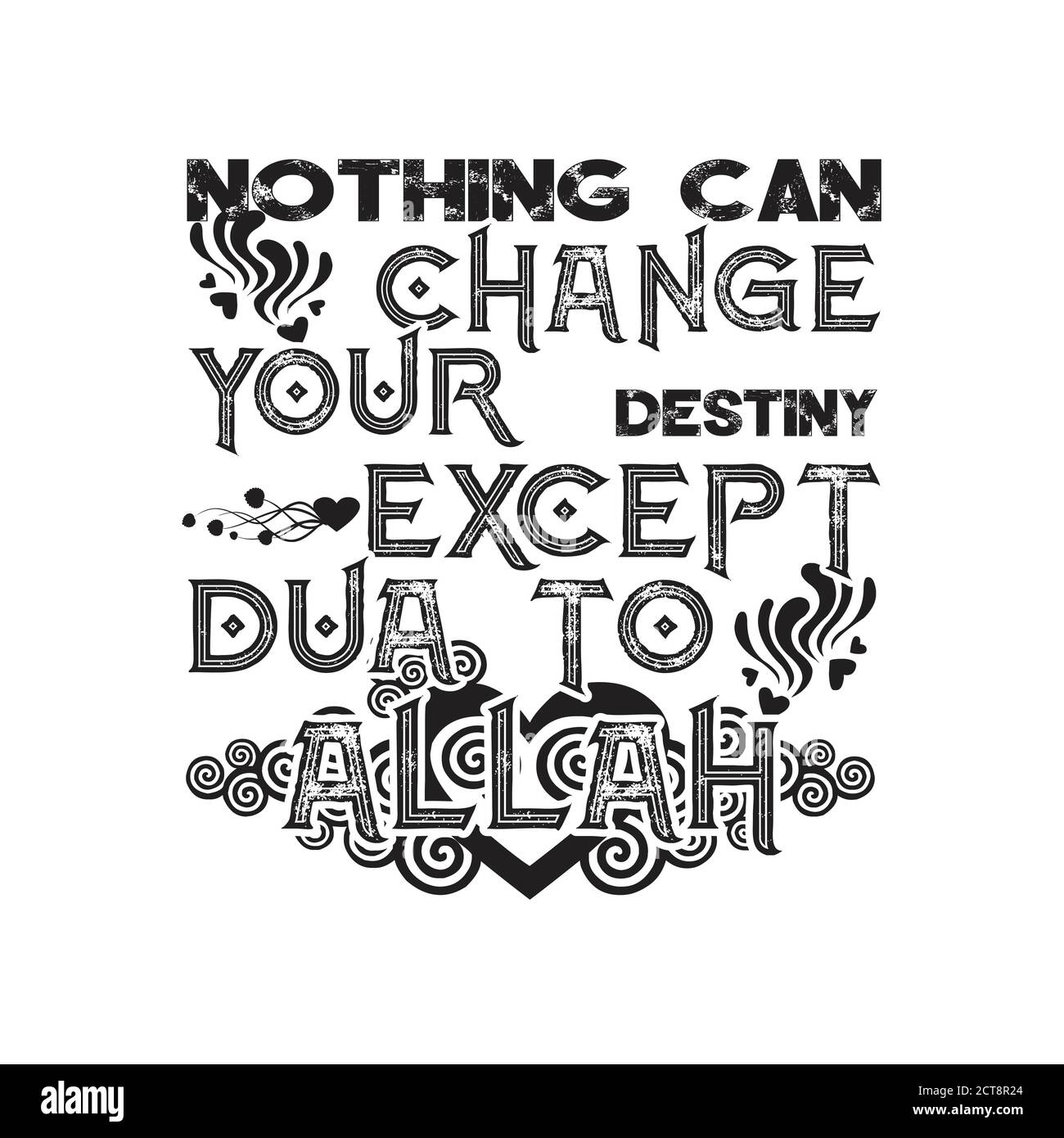 Muslim Quote and Saying good for t shirt. Nothing Can change your ...