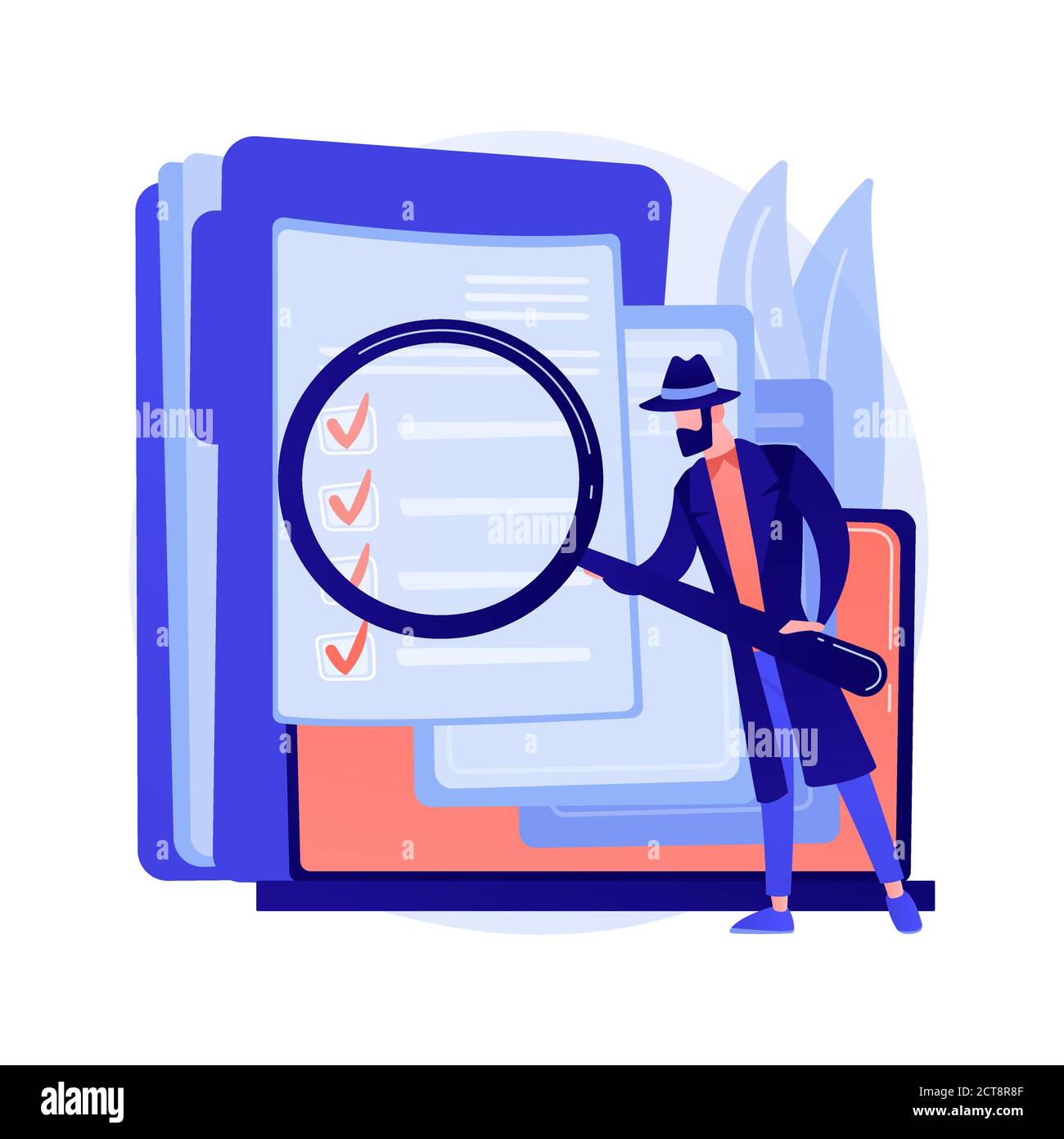 Private investigation abstract concept vector illustration Stock Vector ...