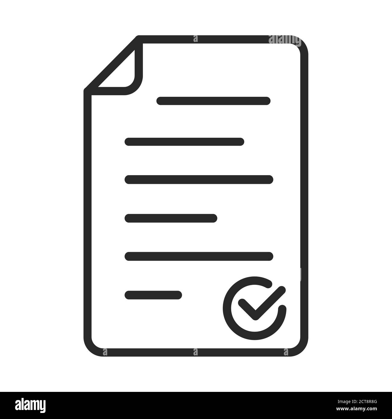 Black Checklist icon isolated. Vector Checklist symbol in flat design ...