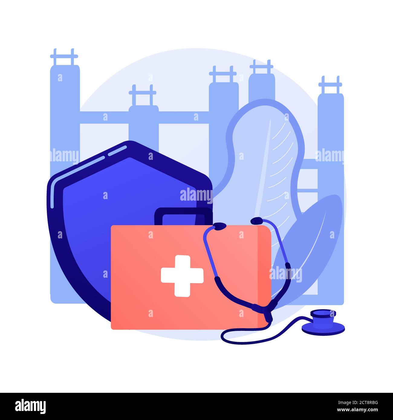 Occupational health abstract concept vector illustration Stock Vector ...
