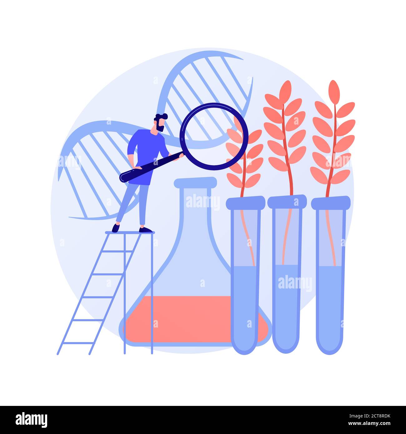 Genetically modified plants abstract concept vector illustration Stock Vector Image & Art - Alamy