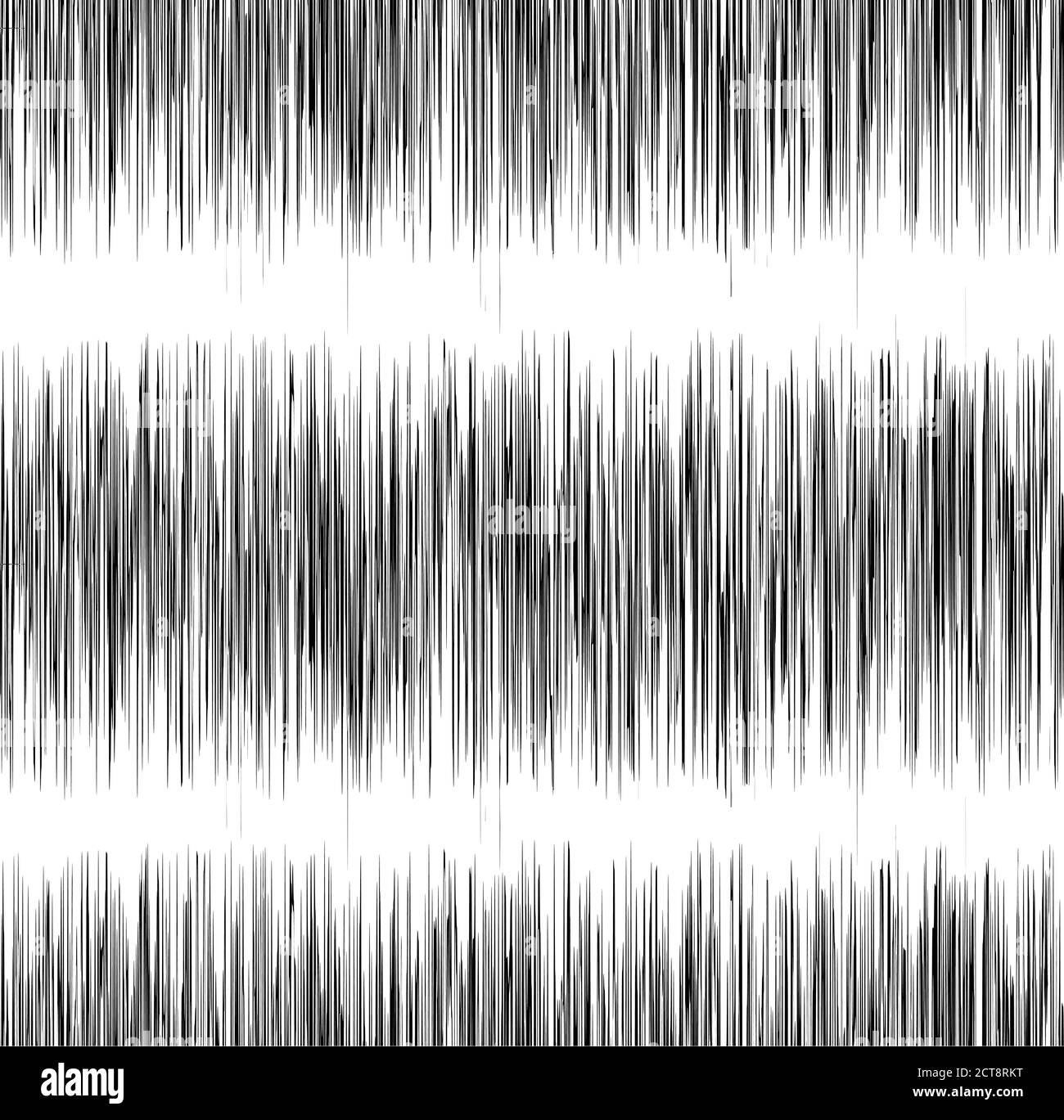 Seamless black and white texture with vibration sound. Oscillation and ...