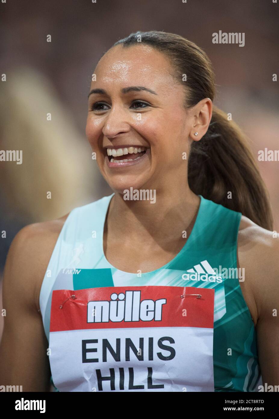 JESSICA ENNIS-HILL COMPETES IN THE WOMENS 100m HURDLES FINAL DIAMOND ...