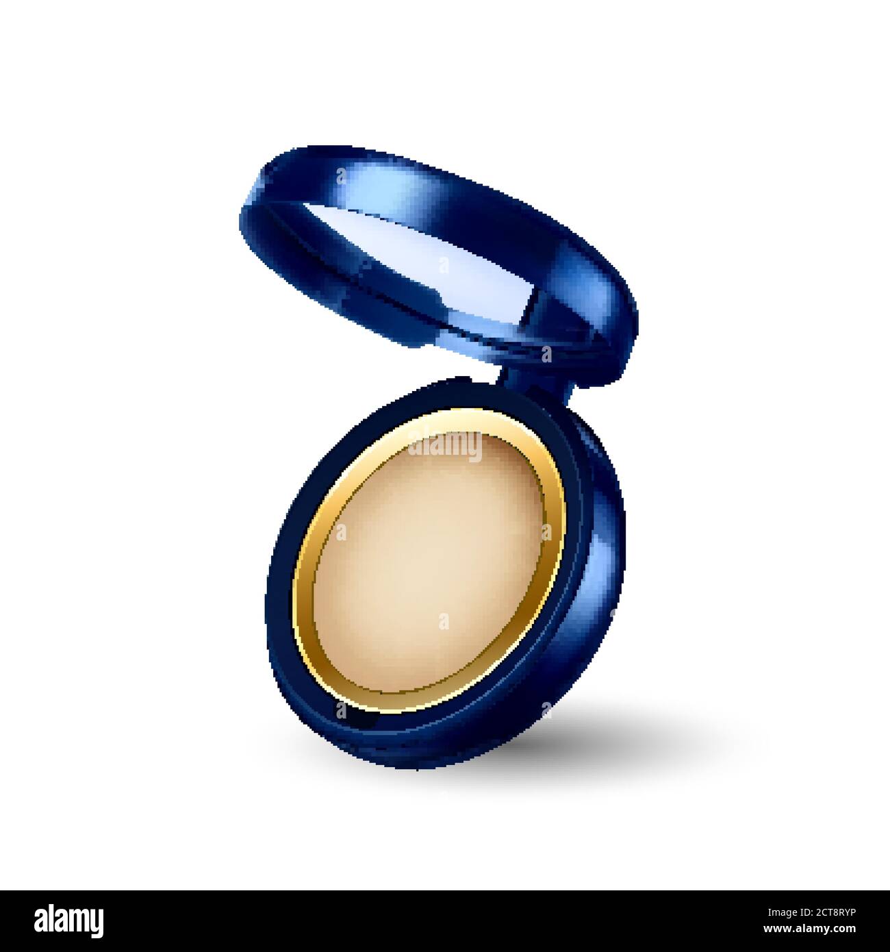 Makeup Powder Facial Cosmetic Accessory Vector Stock Vector Image & Art ...