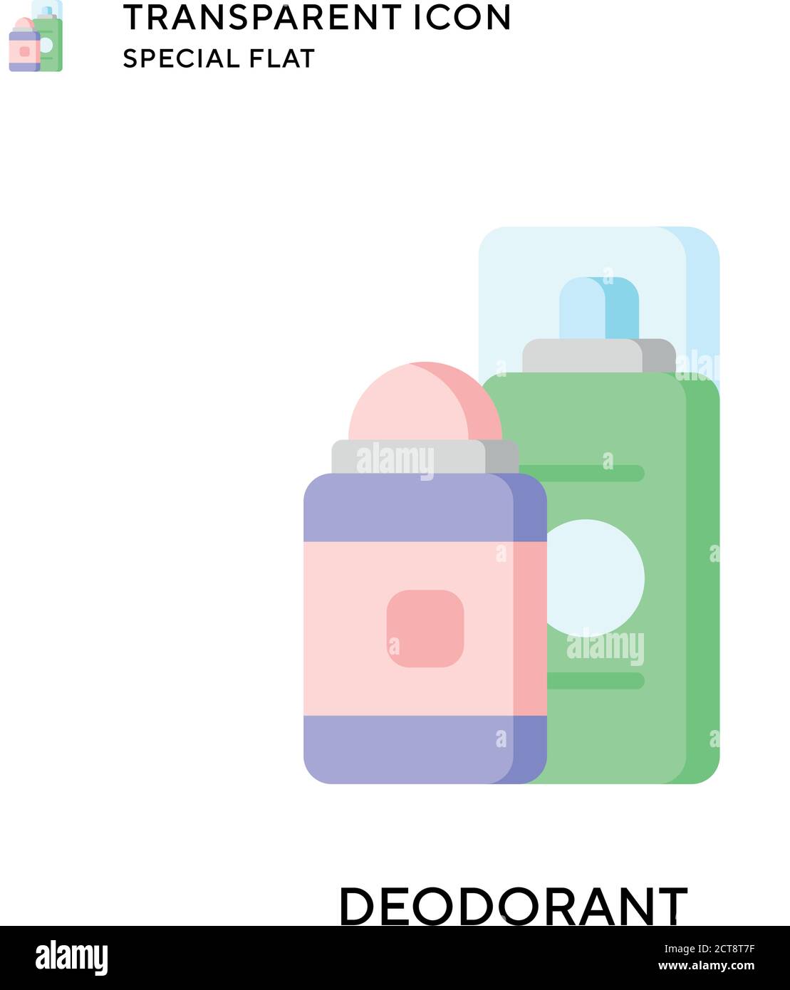 Deodorant vector icon. Flat style illustration. EPS 10 vector Stock ...