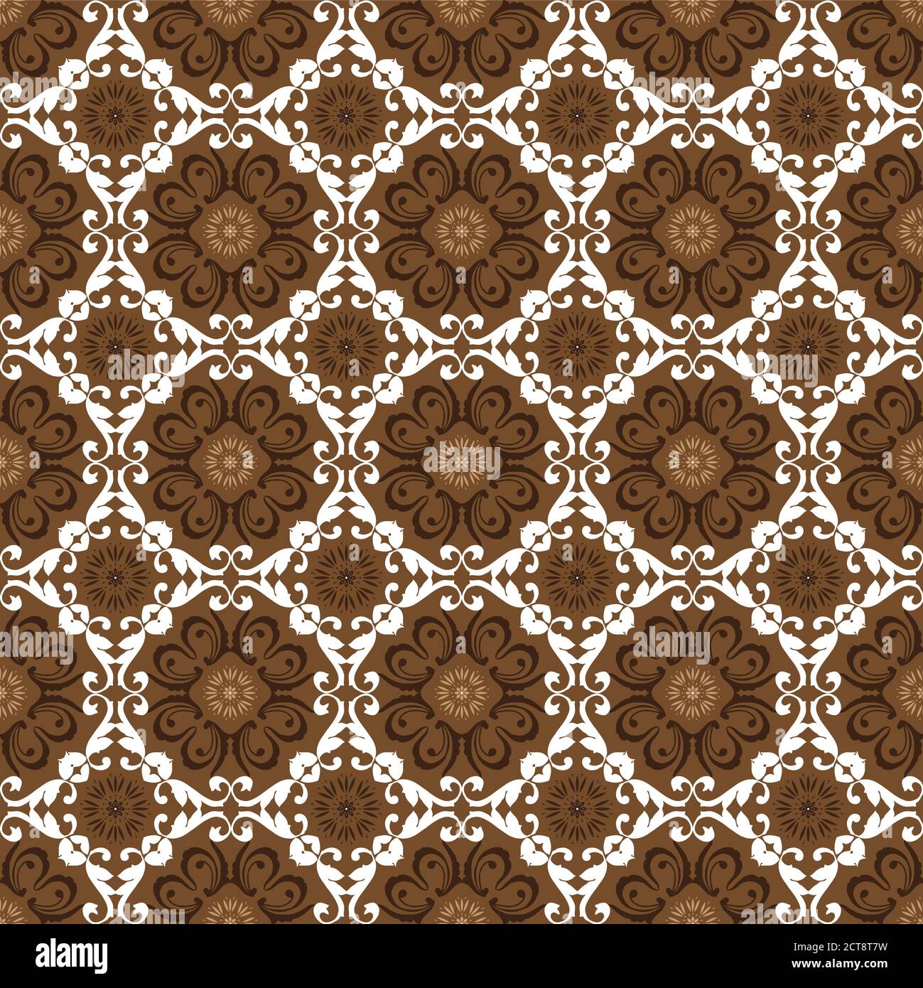 Jogja batik with modern motif and simple dark brown color design Stock ...