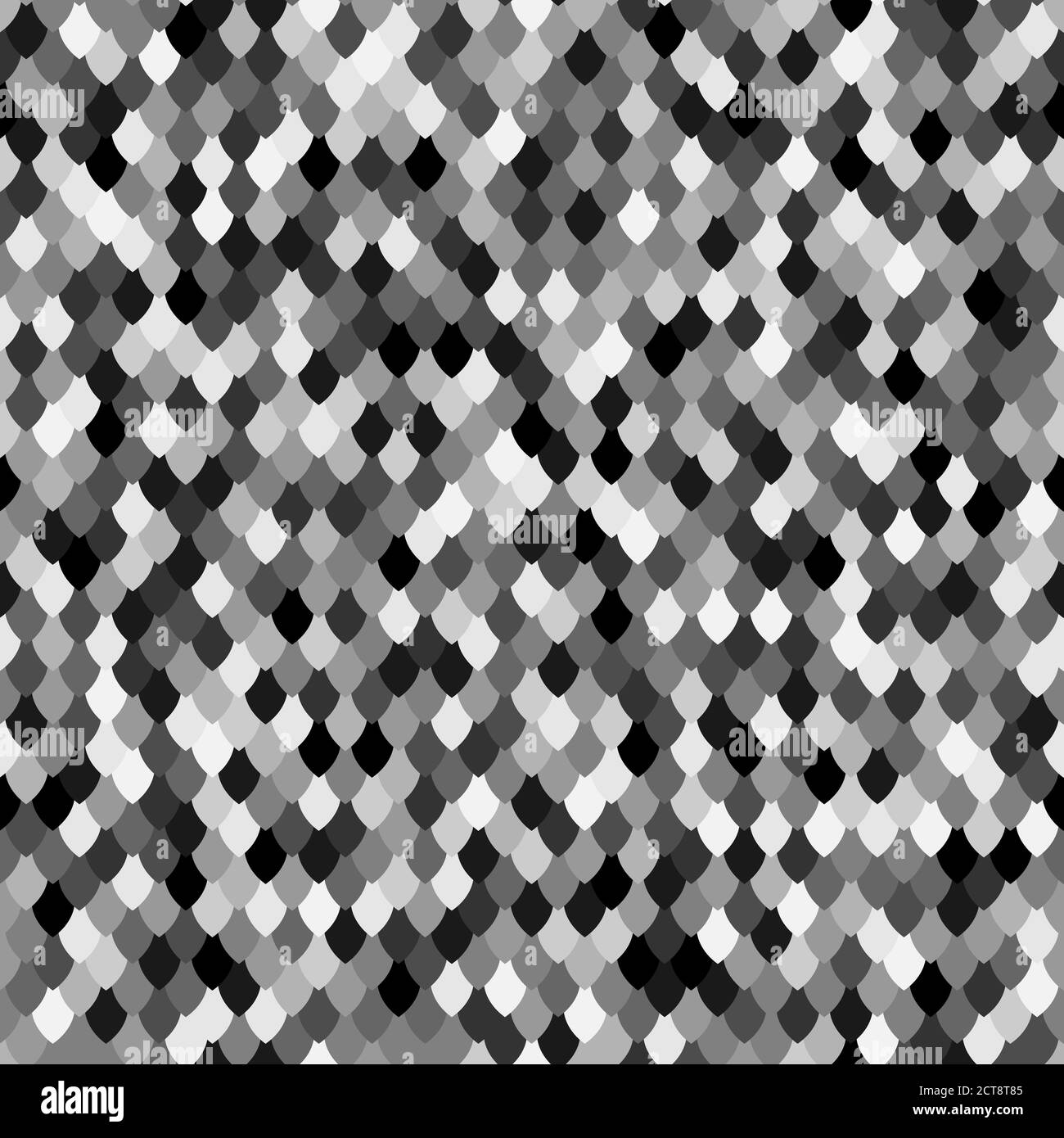 Abstract scale pattern. Monochrome squama texture. Grayscale seamless ...