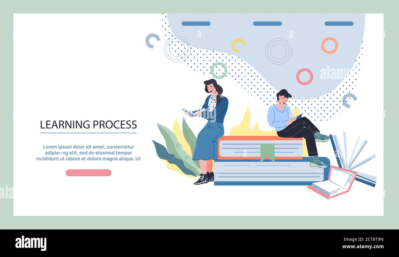 Courses process Stock Vector Images - Alamy