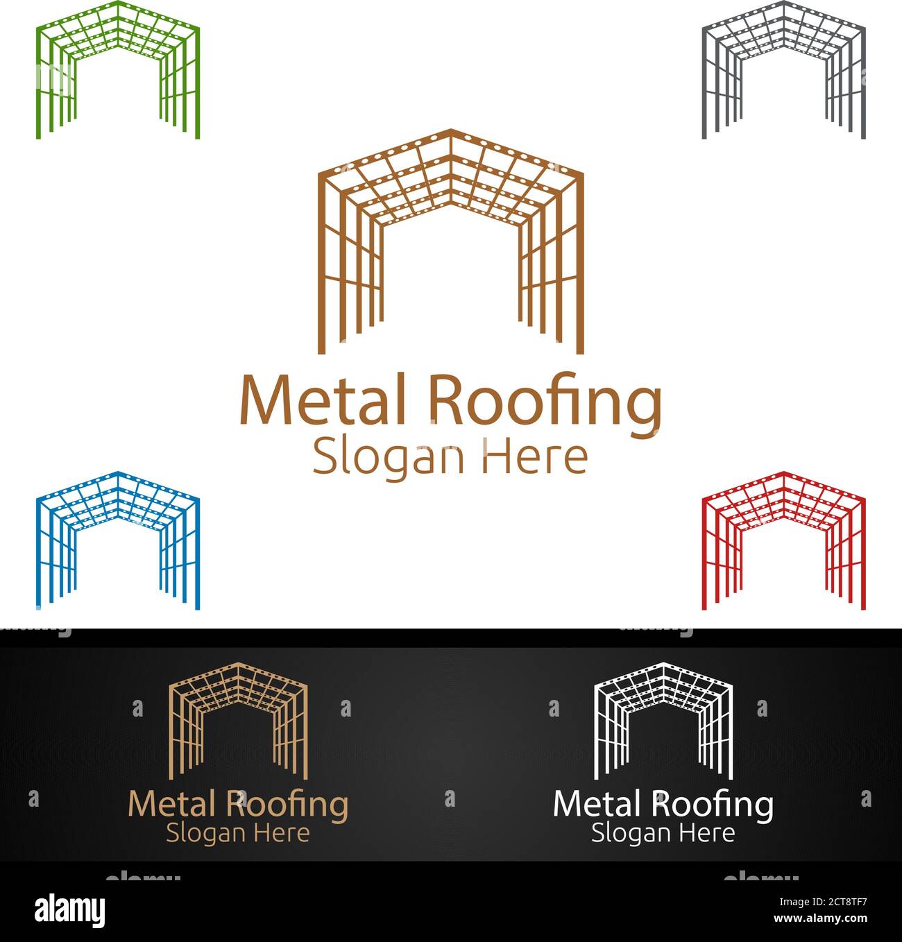 Metal Roofing Logo for Shingles Roof Real Estate or Handyman ...