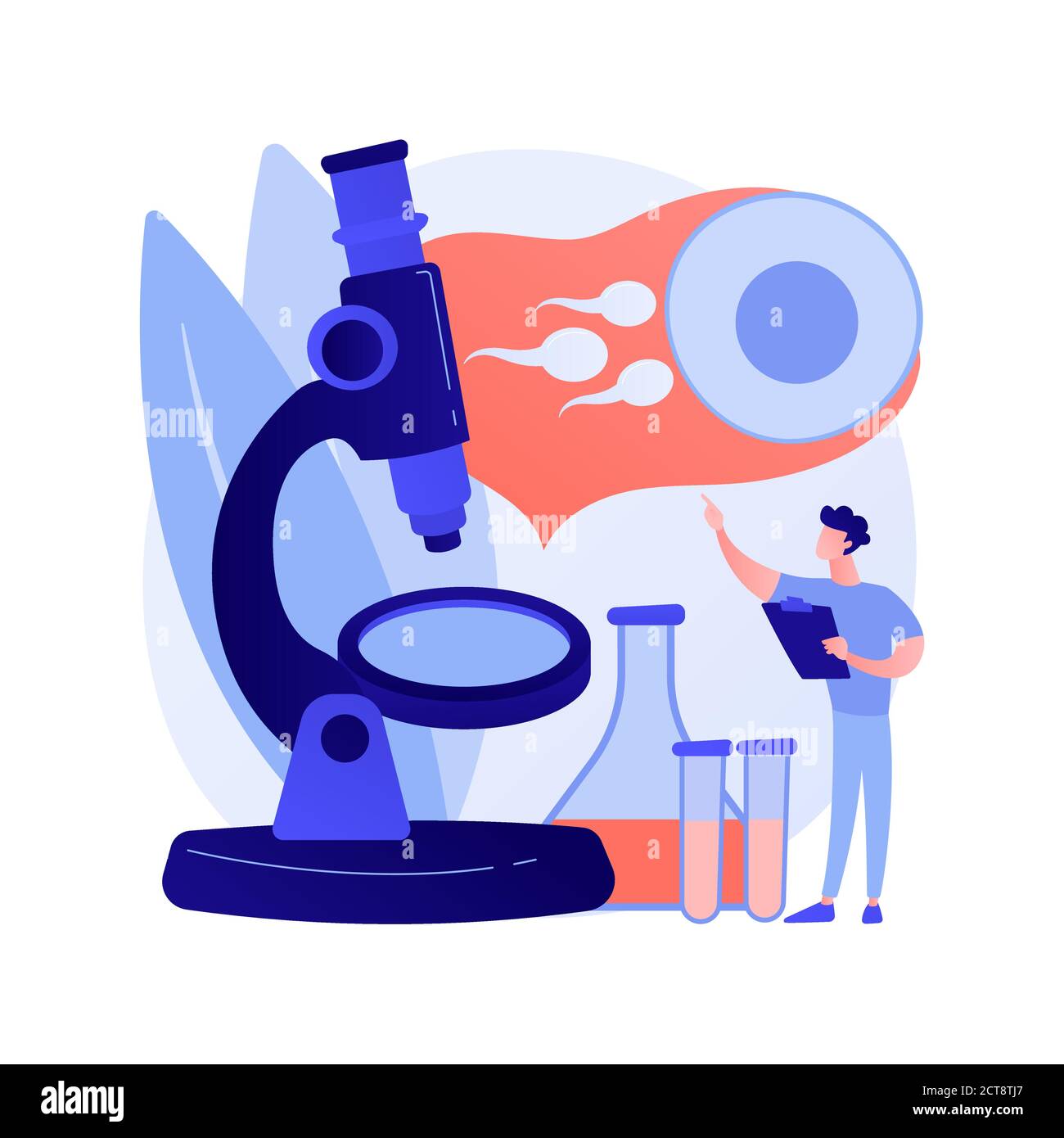 Infertility diagnosis abstract concept vector illustration Stock Vector ...