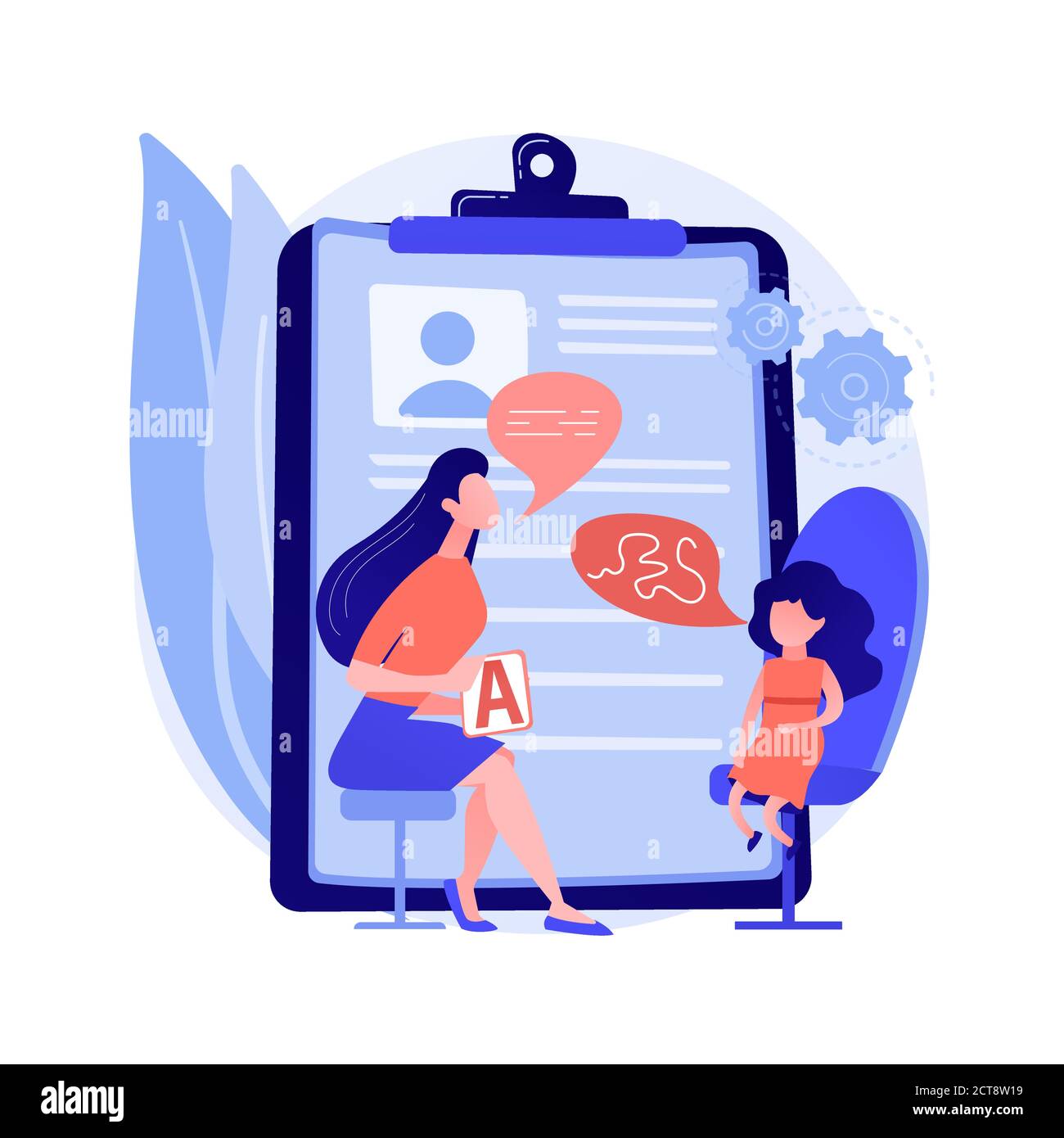 Speech language therapy children Cut Out Stock Images & Pictures - Alamy